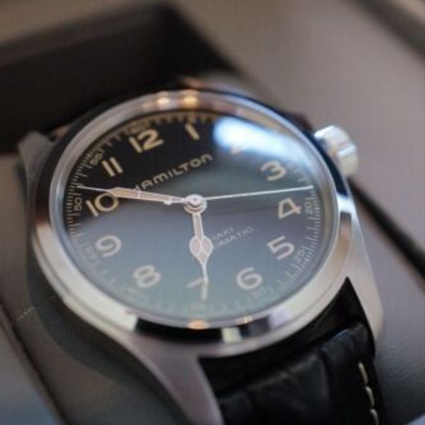 Hamilton murph 42mm khaki field watch interstellar | WatchCharts ...