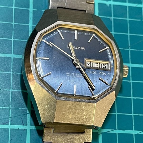 Bulova N7 Dual Day Automatic Watch - PARTS OR REPAIR | WatchCharts ...