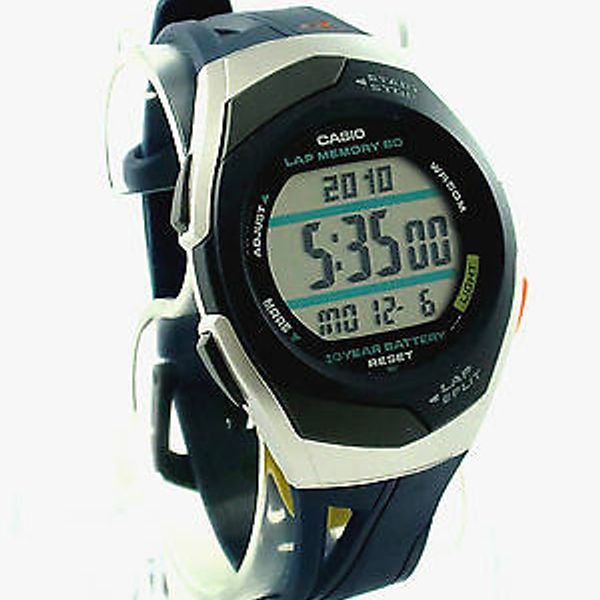 CASIO Phys Ladies Watch STR-300-2A Digital Watch Dial Dark Blue Resin ...