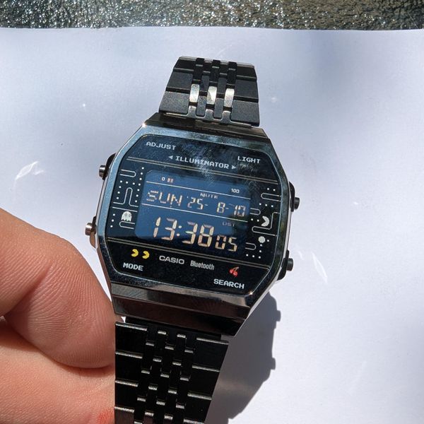 [WTS] Casio Men's Pac Man Special Edition Black Ion Plated Bracelet ...