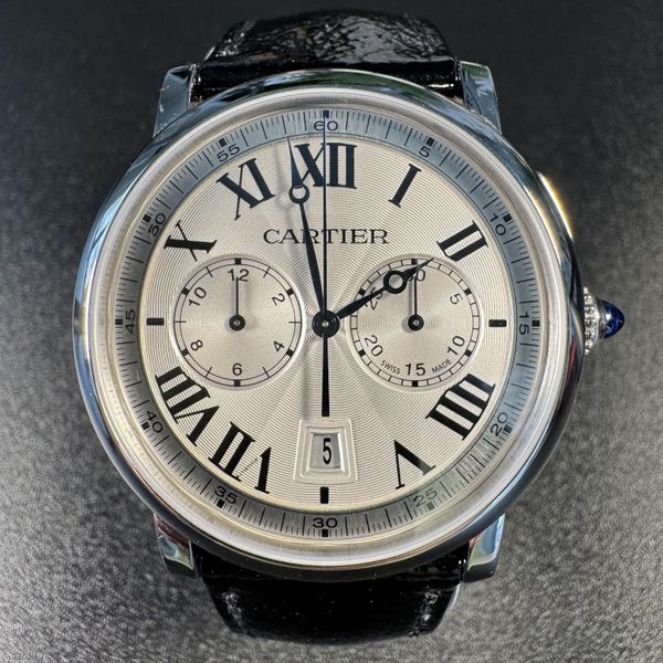 [WTS] Cartier Rotonde de Cartier Chronograph - Full Set - New Strap ...