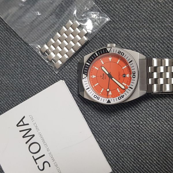 ***SOLD Stowa Seatime Pro diver Orange Dial*** | WatchCharts Marketplace