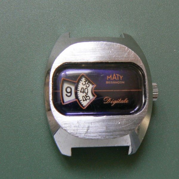 vintage maty digital watch 31mm works | WatchCharts Marketplace