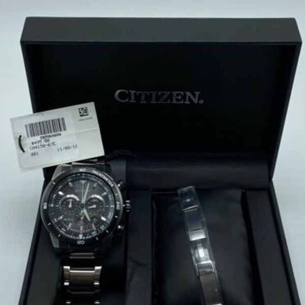NWT Citizen CA4150-67E Men's Ecosphere Chronograph Eco-Drive Watch ...