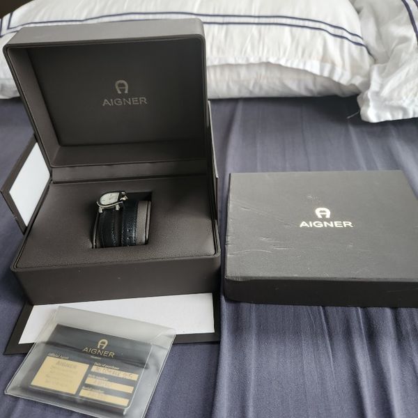Aigner luxury women watch with original box and authenticity card ...