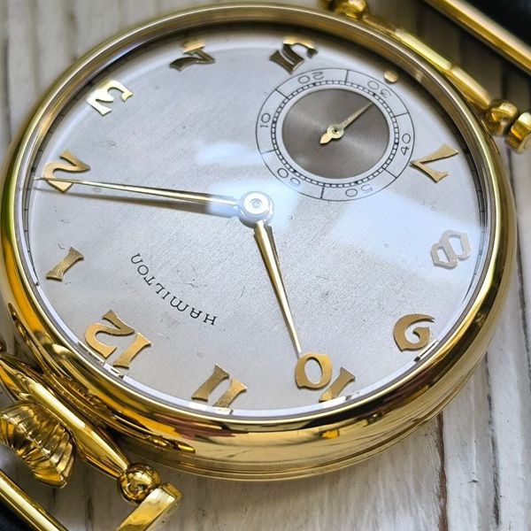 Hamilton Wristwatch Cal 921 pocket Movement Rare Dial Luxury Marriage ...