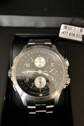 Hamilton Khaki Aviation X-Wind H77616533 Automatic Chronograph W/ Box ...