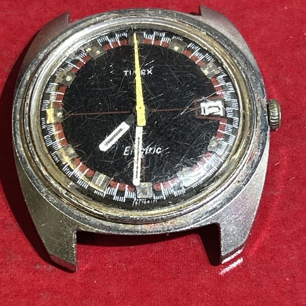 Vintage Timex Electronic Rally Racing Dial Men's Watch UNTESTED ...