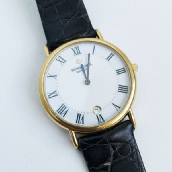 1990s Raymond Weil Quartz Watch 9124, Gold Plated | WatchCharts Marketplace