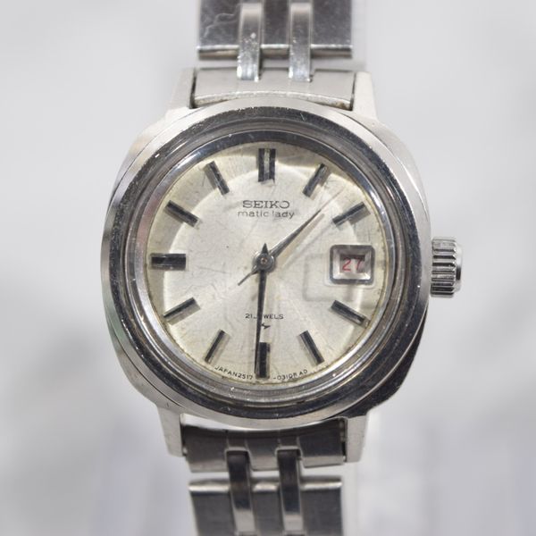 Vintage Seiko Matic Lady Mechanical (Manual) Watch 2517-3201 Daydate ...