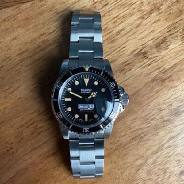 Seiko Mod - Vintage Diver “COMEX” Milsub Style Automatic Watch ...