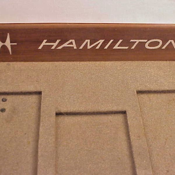 Vintage Hamilton Watch Co Jewelers Window / Counter Display Tray ...