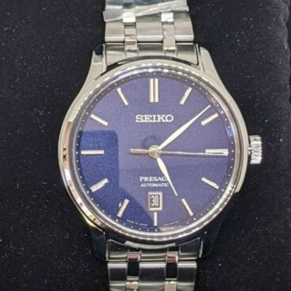 NEW SEIKO PRESAGE COCKTAIL AUTOMATIC BLUE DIAL BRACELET SRPD41 FACTORY ...