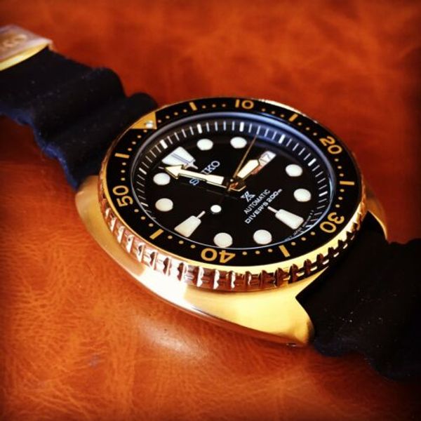 New Seiko Prospex “Gold Turtle” SRPC44 Divers Automatic Watch Instant ...