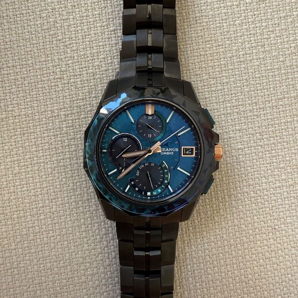 Casio Oceanus Manta S6000 Series OCWS6000JC2A Rare Limited Edition Hand ...