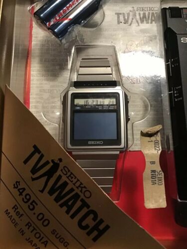 1983 SEIKO TV Watch JAMES BOND 007 Roger Moore Octopussy Guinness Book ...