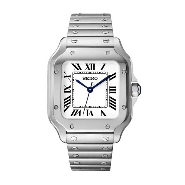Seiko Mod Cartier Santos 38mm | WatchCharts Marketplace