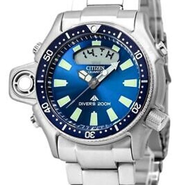 Citizen Promaster Aqualand Sports Quartz Diver's 200M Men's Watch JP2000-67L | WatchCharts ...