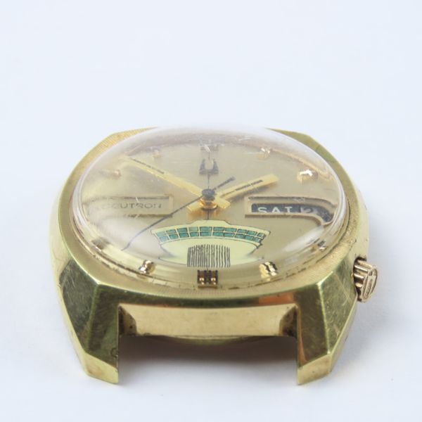 Bulova Model 2182 Accutron Wristwatch w/ â Space Needleâ in Dial ...