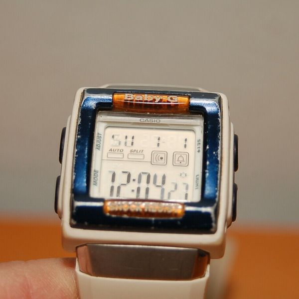 Casio Baby-G 2902 BG-180M Watch White Blue | WatchCharts Marketplace