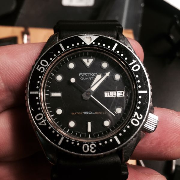 FS: Seiko 6458-6000 Quartz mid-size diver $115.00 shipped | WatchCharts ...