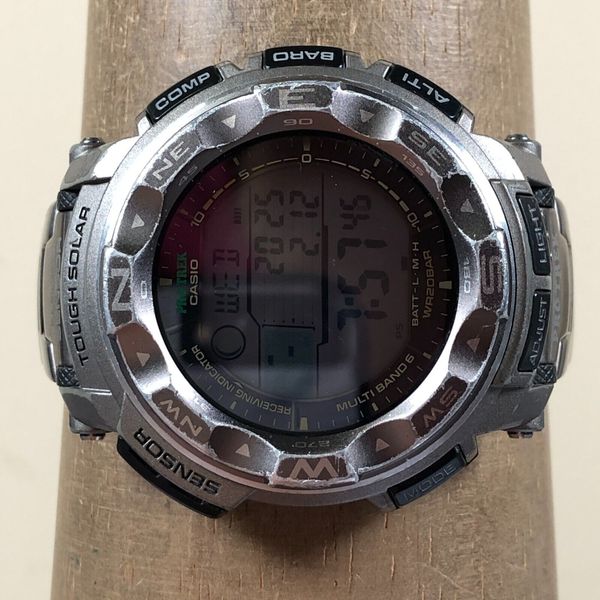 Casio PRO TREK Men PRW-2500T Multifunction Solar Quartz Digital Watch 8 ...