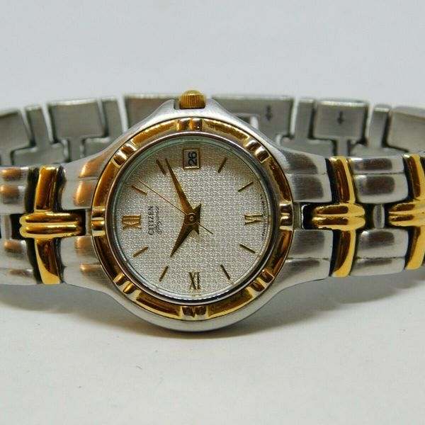Citizen Elegance 6010-H04538 Two Tone Quartz Analog Ladies Watch ...