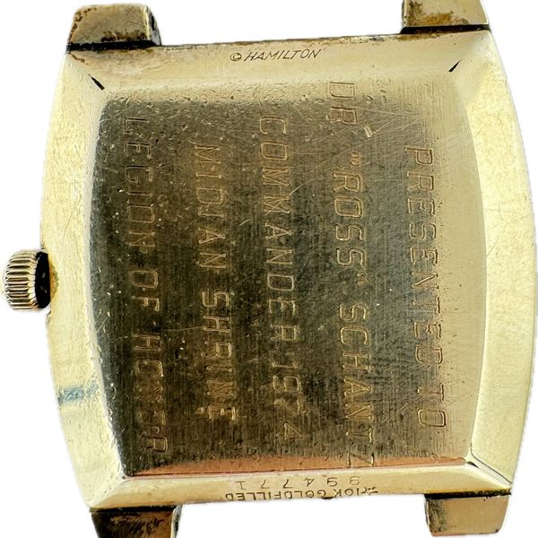 Vintage Hamilton Day Date Men's Automatic Wristwatch 10k Gold Filled ...