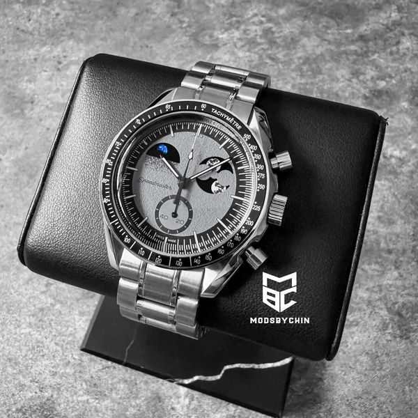 [MOD] Omega x Swatch Moonswatch Mission To Earthphase Metal Case (Seiko ...