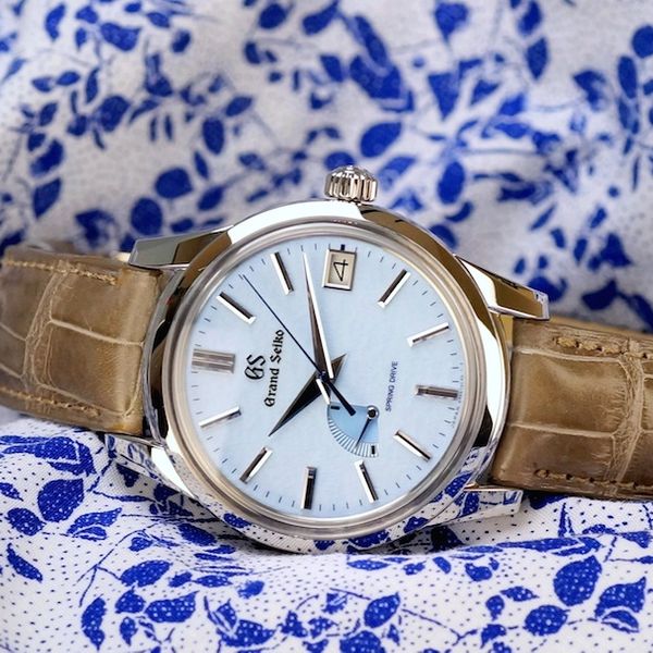 FS Grand Seiko SBGA407 Spring Drive Blue Snowflake full kit AD purchase ...