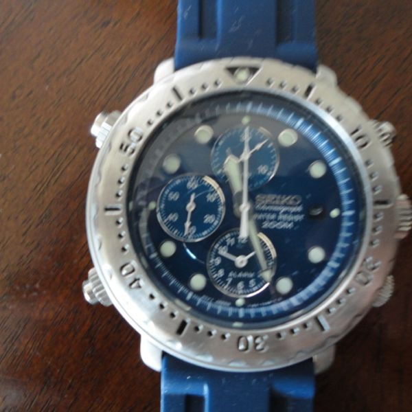 Seiko Model SLN015P1 200m Chrono Itilian Edition from the late 1990's ...