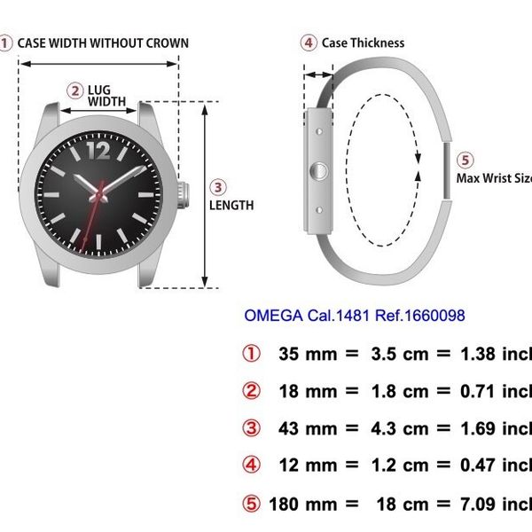 Genuine Belt *NEAR MINT* Vintage OMEGA Geneve Cal.1481 Automatic Silver ...