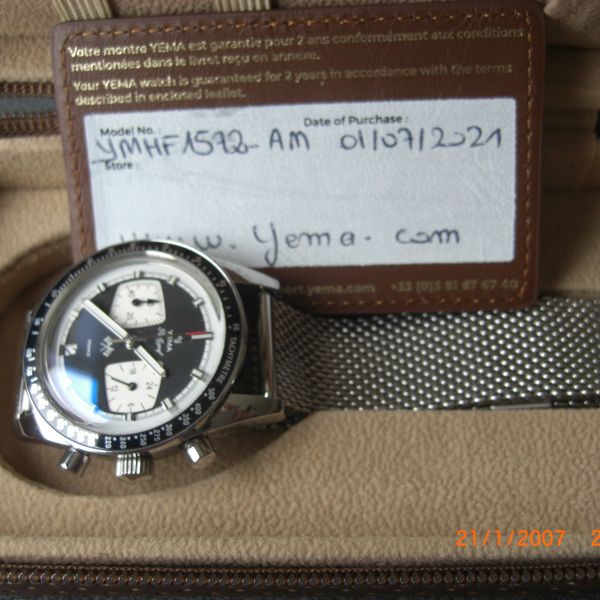 Yema Rallygraf meca-quartz Chronograph - complete set | WatchCharts ...