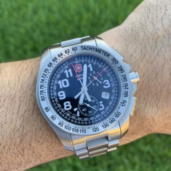 VICTORINOX SWISS ARMY WATCH TITANIUM MILITARY GROUND FORCE 60/60 27J ...