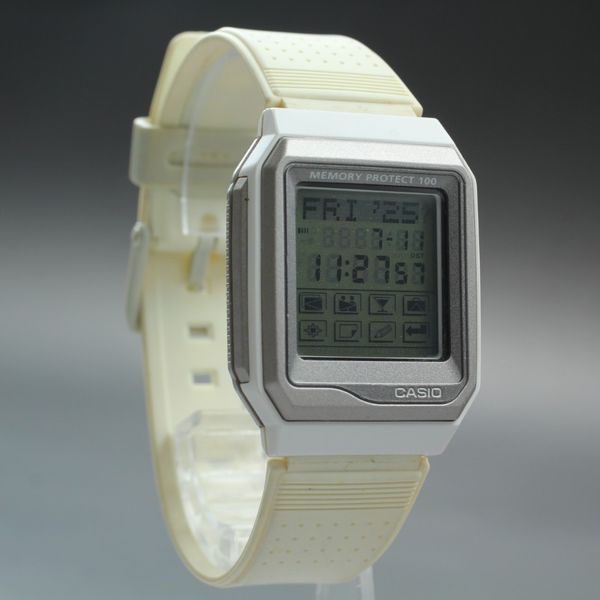 Rare Vintage N/Battery Casio Data Bank VDB-101JIM Touch Screen Qz Men's ...
