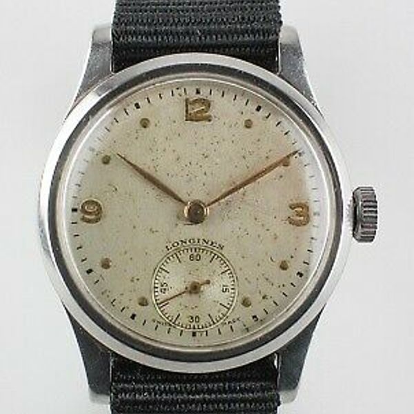 Vintage Longines Military Mens Watch Caliber 12.68z Fixed Lugs (please read) | WatchCharts
