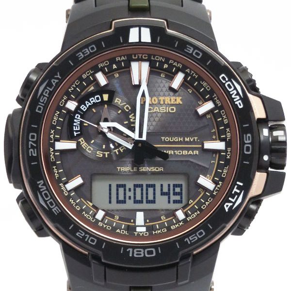 [CASIO] Casio "Pro Trek" PRW-S6000Y-1 Men's Solar Radio Quartz 1 Week ...