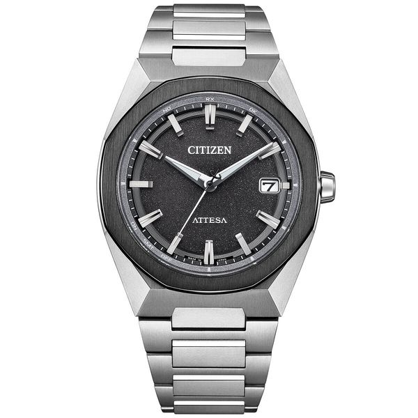 Citizen Attesa Eco-Drive CB3044-55E Titanium Solar Atomic Radio Men ...