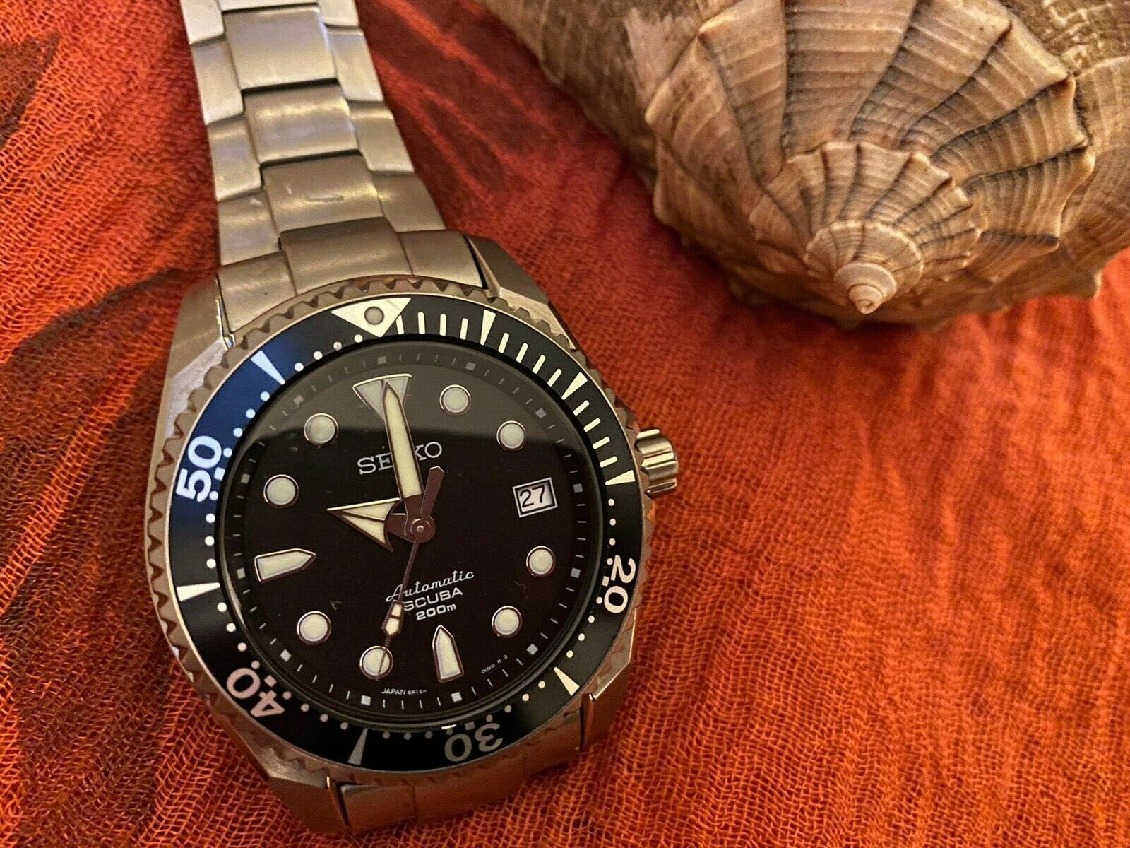 Seiko Shogun SBDC007 Dive Watch Titanium Full Kit | WatchCharts