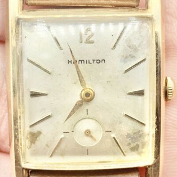 1960s Gold Filled Top Hamilton Tank Watch Cal.730 17j | WatchCharts ...