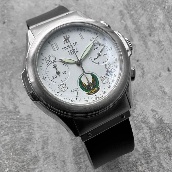 40mm Hublot MDM Chronograph 1810.1 - Box - UAE Military Logo Dial ...