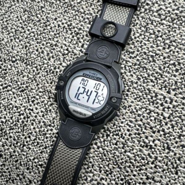 Timex T40941 Mens Expedition Chronograph Digital Watch Indiglo New ...