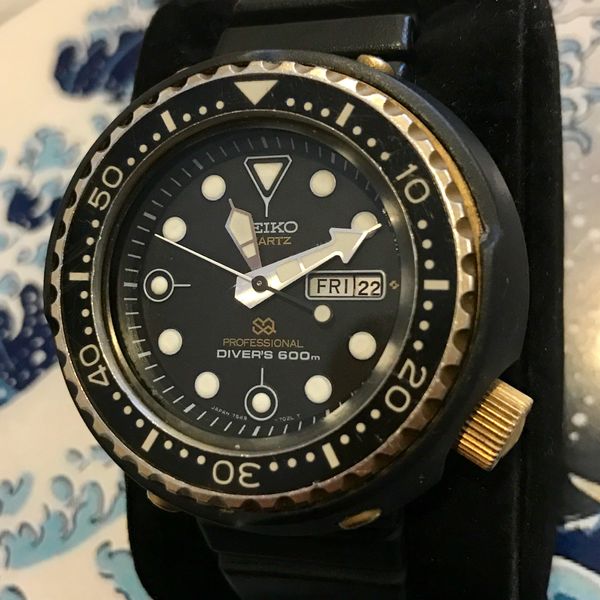 FS Seiko 7549-7009 Golden Tuna Quartz 600m Professional Diver | WatchCharts Marketplace