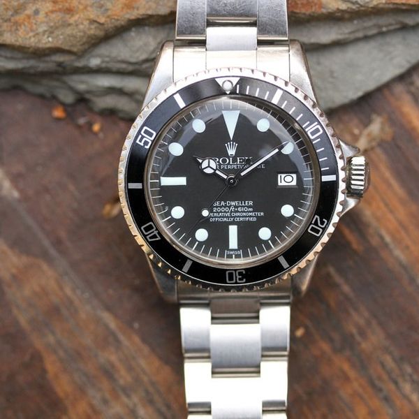 SOLD: 1967 Rolex Sea-Dweller ref. 1665 "Service Luminova Dial ...