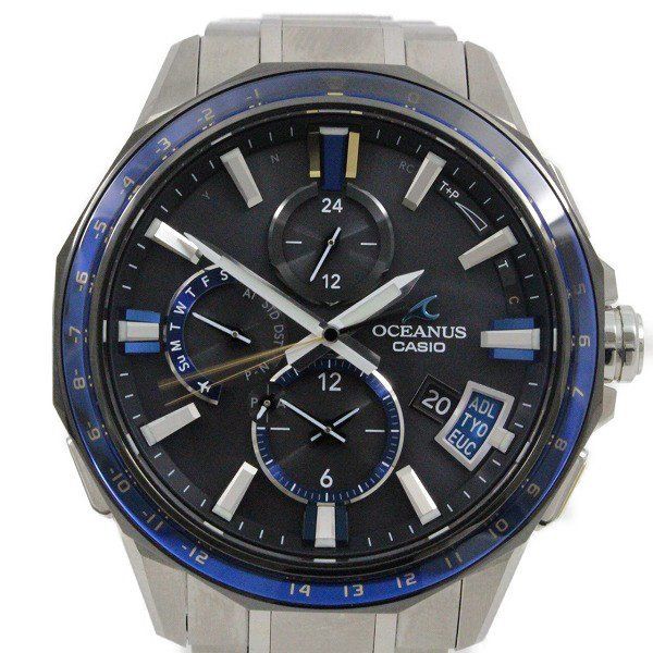 [Used] [Beauty] Casio Oceanus Bluetooth equipped GPS hybrid radio wave ...