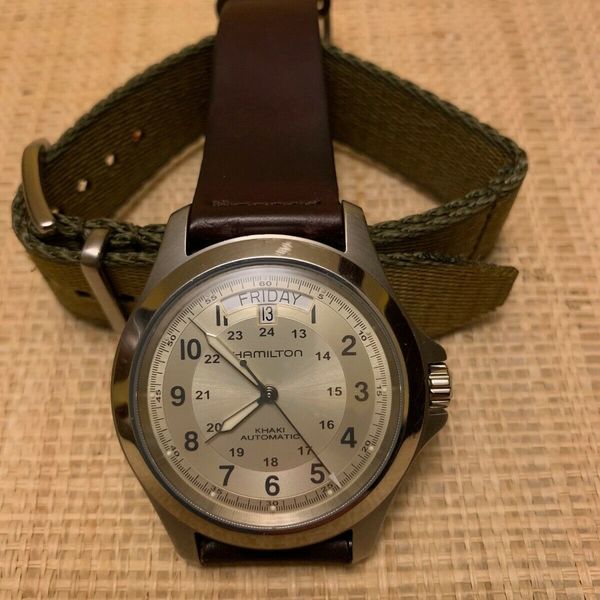 Hamilton Khaki Field King Automatic Champagne Dial Men's Watch ...