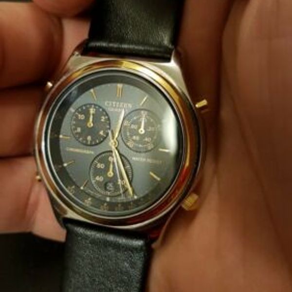 CITIZEN Quartz CHRONOGRAPH (3560-351924) Vintage Water Resist ...