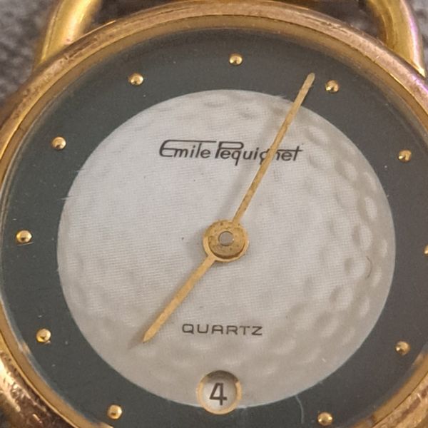 Stunning Vintage Emile Pequignet Golf Ball 2 Tone Watch | WatchCharts ...