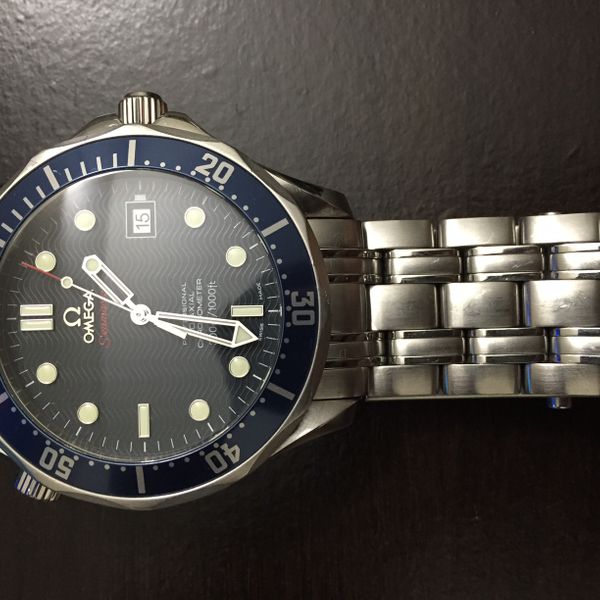 WTS: Omega seamaster bond watch wavy blue dial co-axial 2220.80 ...