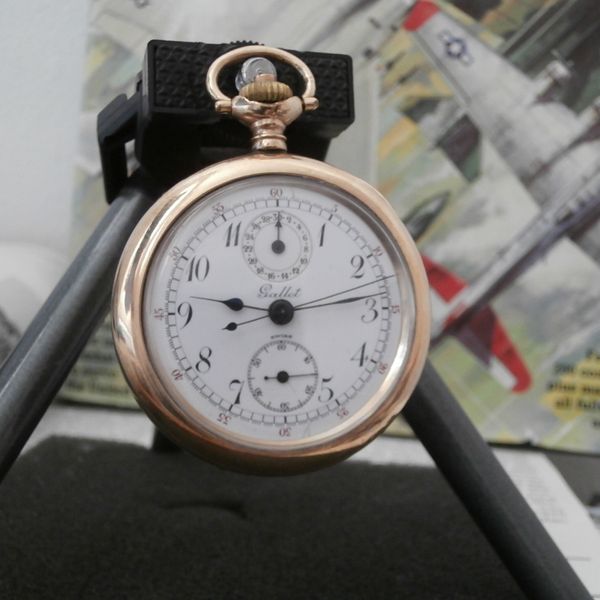 FS -GALLET rare Military Boxing Team pocket watch Chronograph | WatchCharts